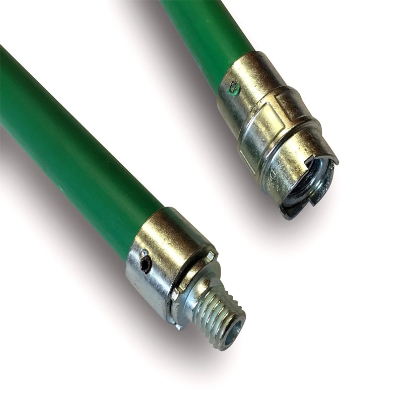 Baston verde cu sistem de blocare pentru arici cu bucse M12, Ø18, 1 m