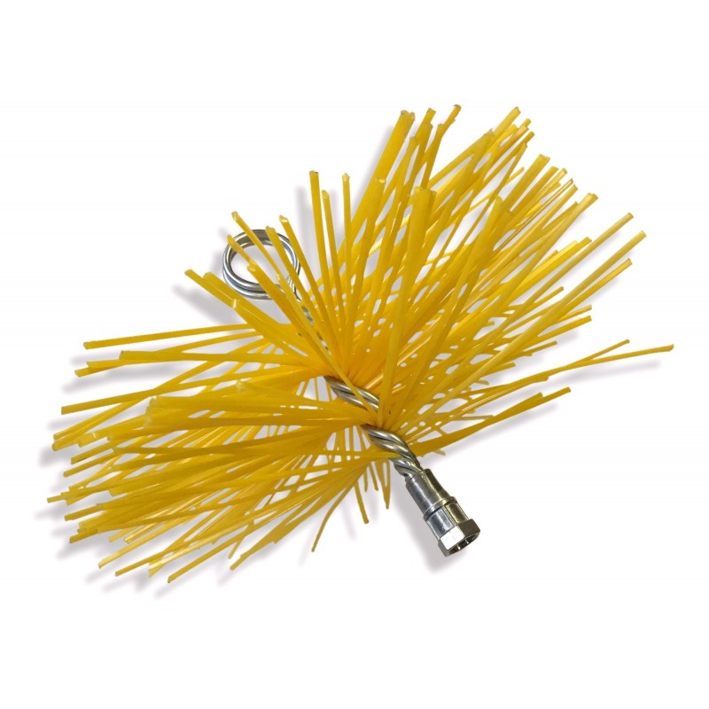 Trusa profesionala de curatat hornuri 8m cu arc si perie nylon D125